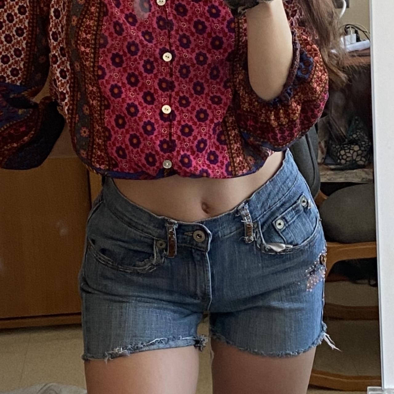 Super Cute Boho Shorts 🍄 these shorts are sewn with... - Depop