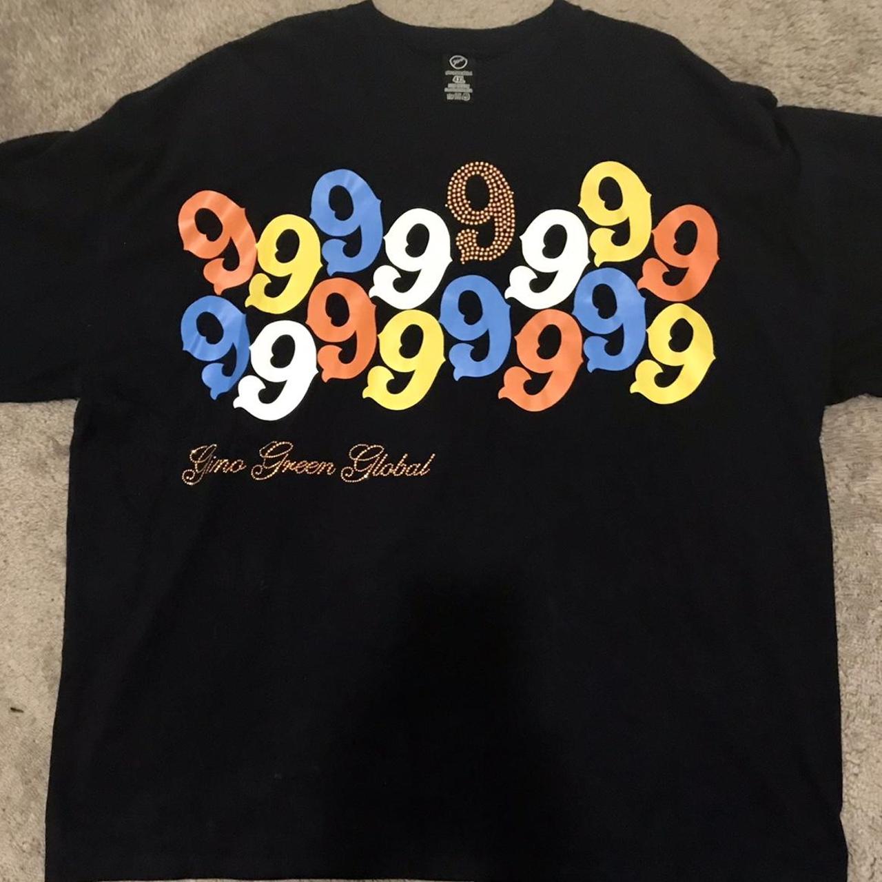 2000s Gino Green Global 9s Rhinestone Zip Up... - Depop