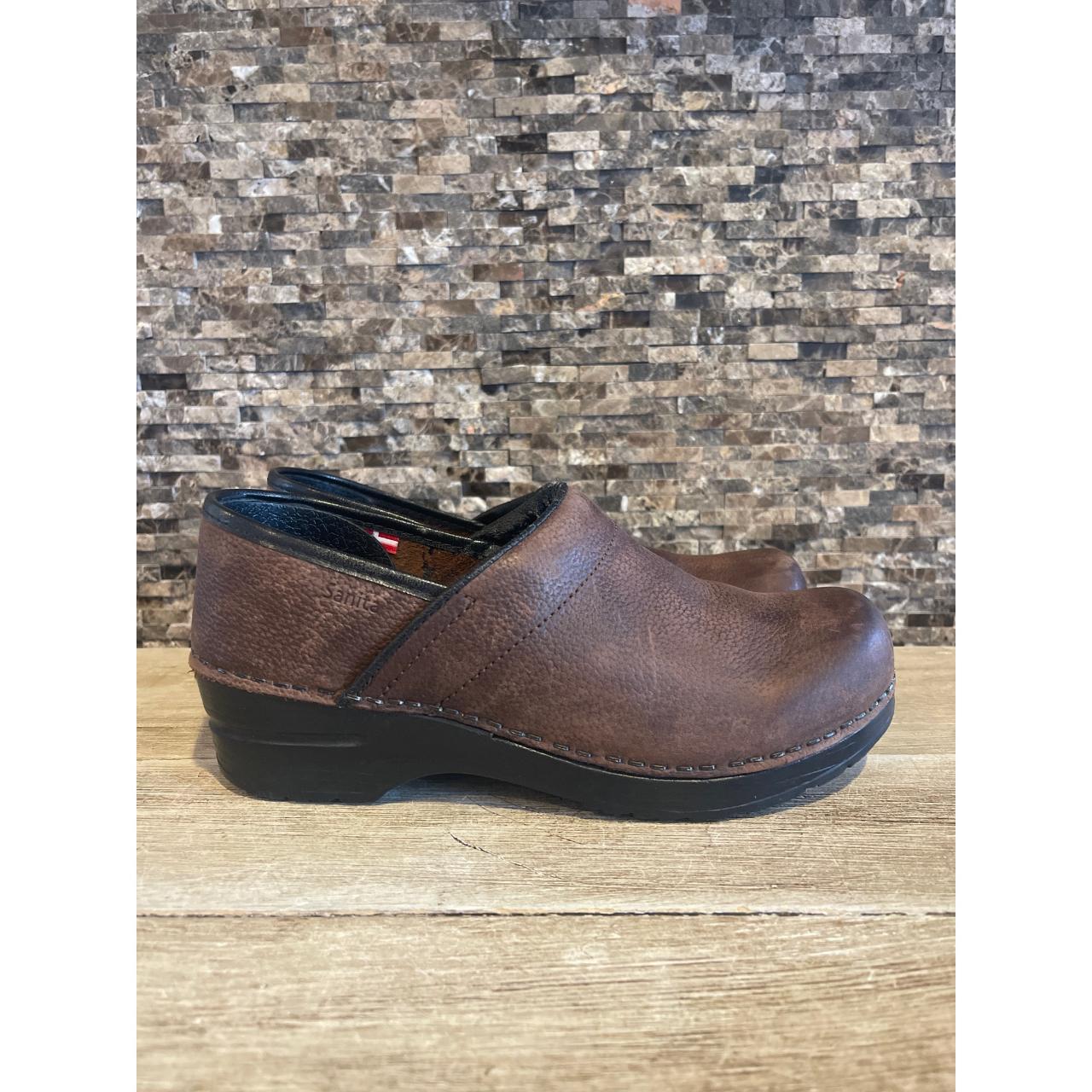 Sanita Women's Brown Clogs | Depop