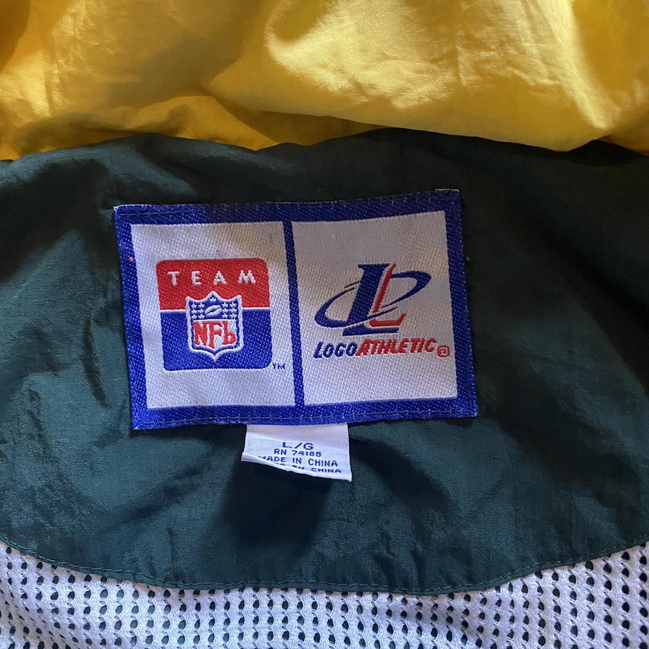NFL Men's Green and Yellow Jacket | Depop
