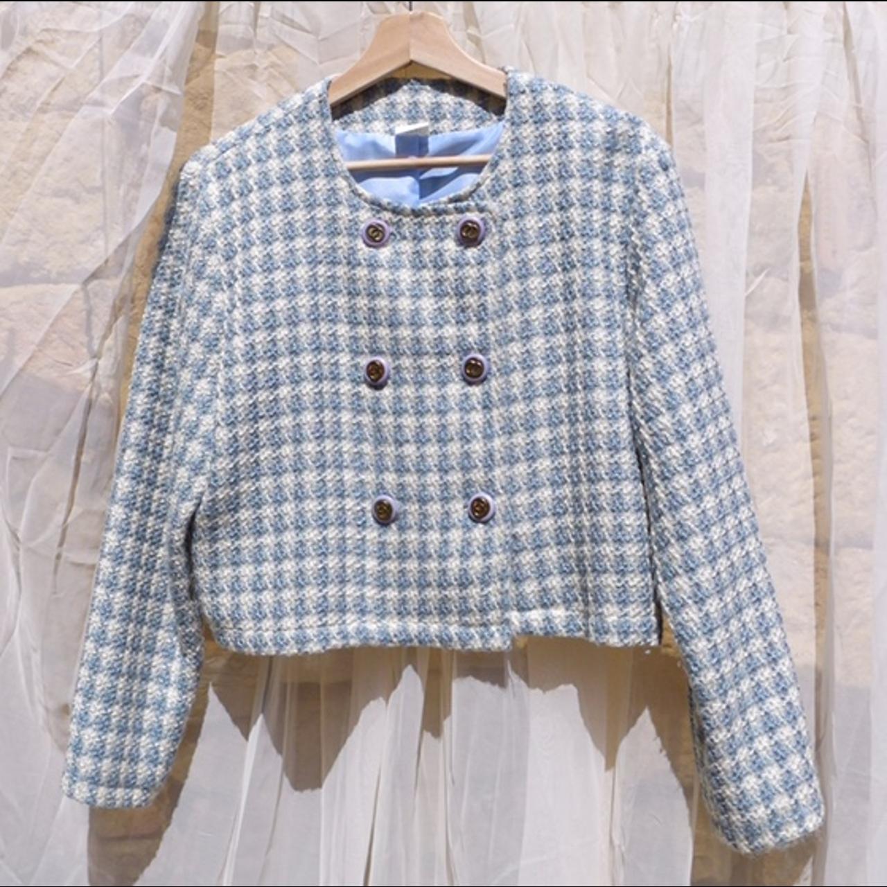 Sublime 1950s vintage tweed jacket plunges us, all... - Depop