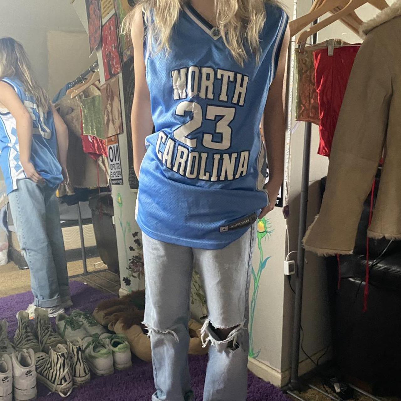 Jordan Men's Blue and White Vest | Depop