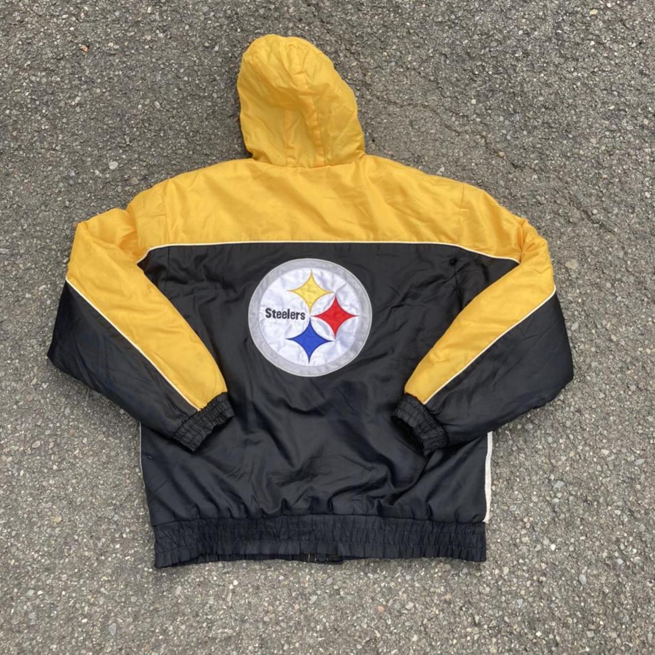 NFL Men's Black and Yellow Jacket | Depop