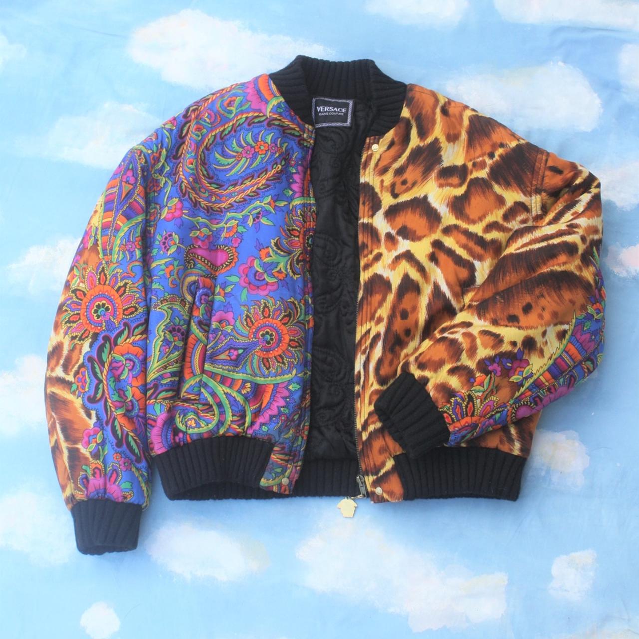 Vintage Versace Coat. Super rare print! You deserve... - Depop