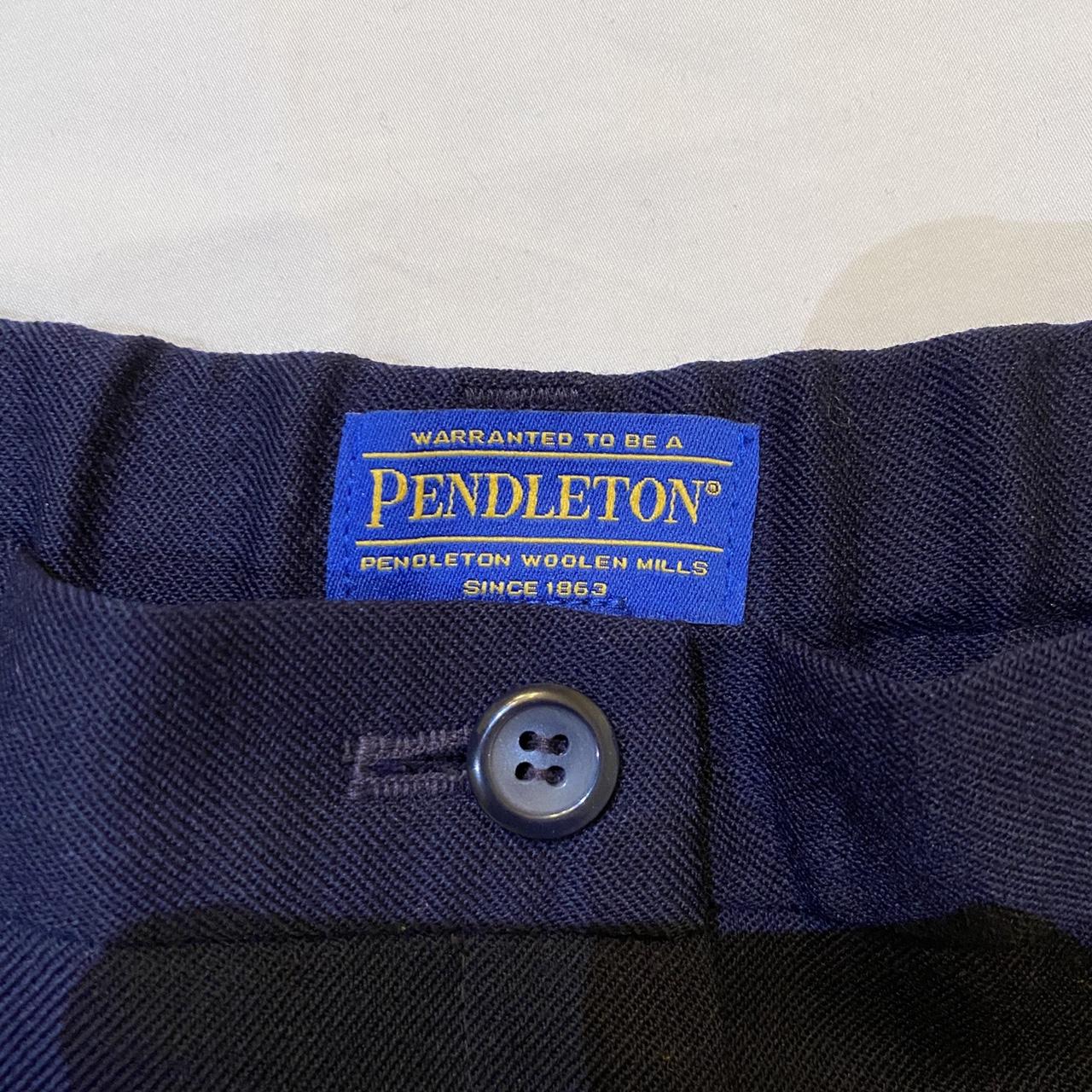 Pendleton Women's Navy Trousers | Depop