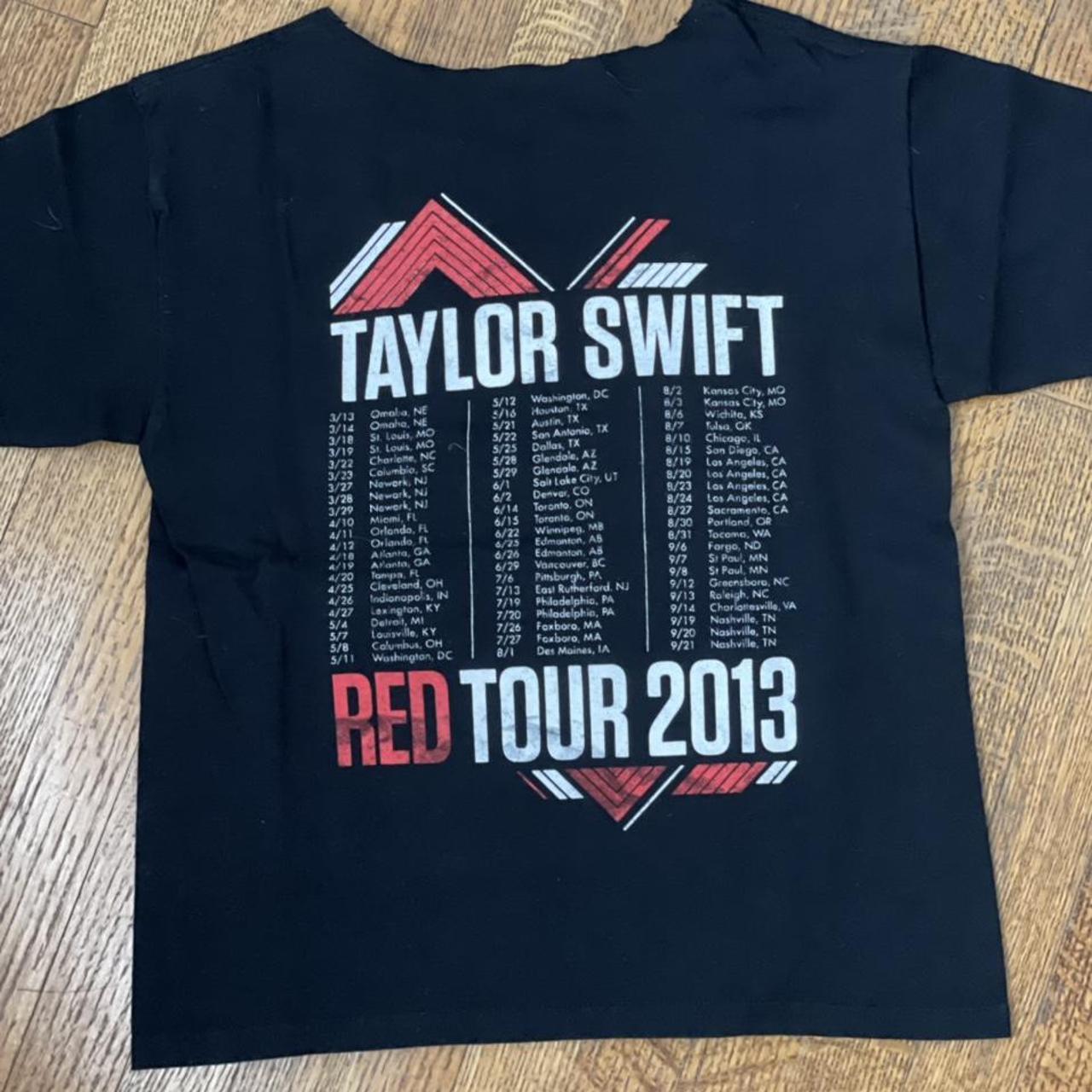 Taylor swift red tour shirt Barely worn Size small I... - Depop