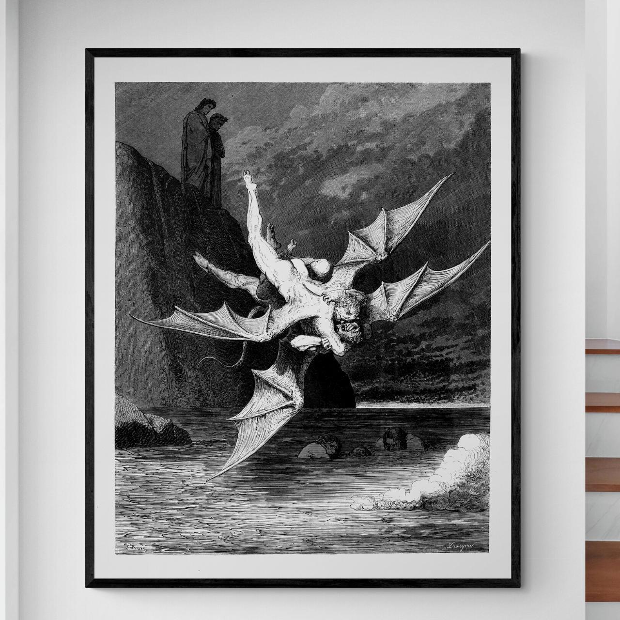 Devils Alichino and Calcabrina Divine Comedy Dante... - Depop