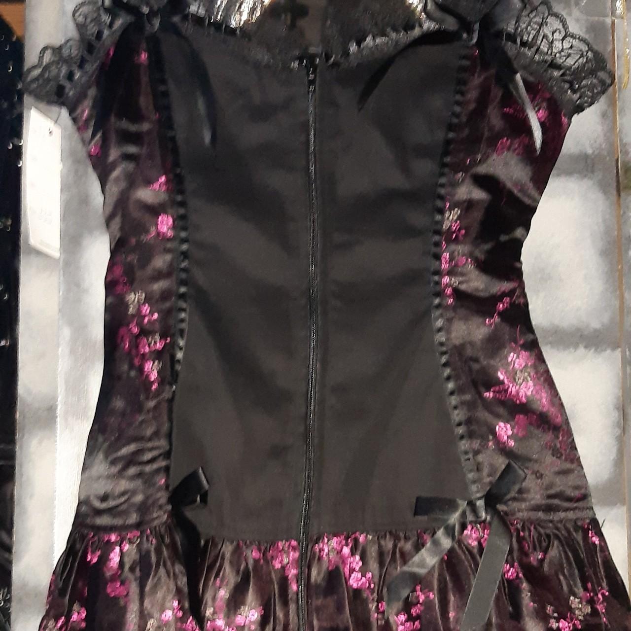 Gothic Electra Bodice fitted mini dress.Beautiful... - Depop