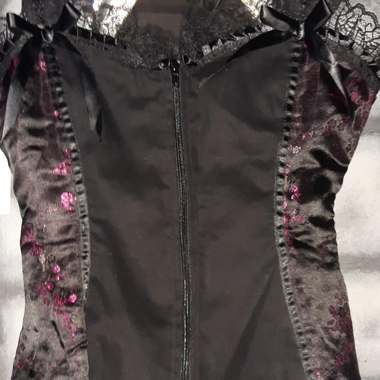 Gothic Electra Bodice fitted mini dress.Beautiful... - Depop