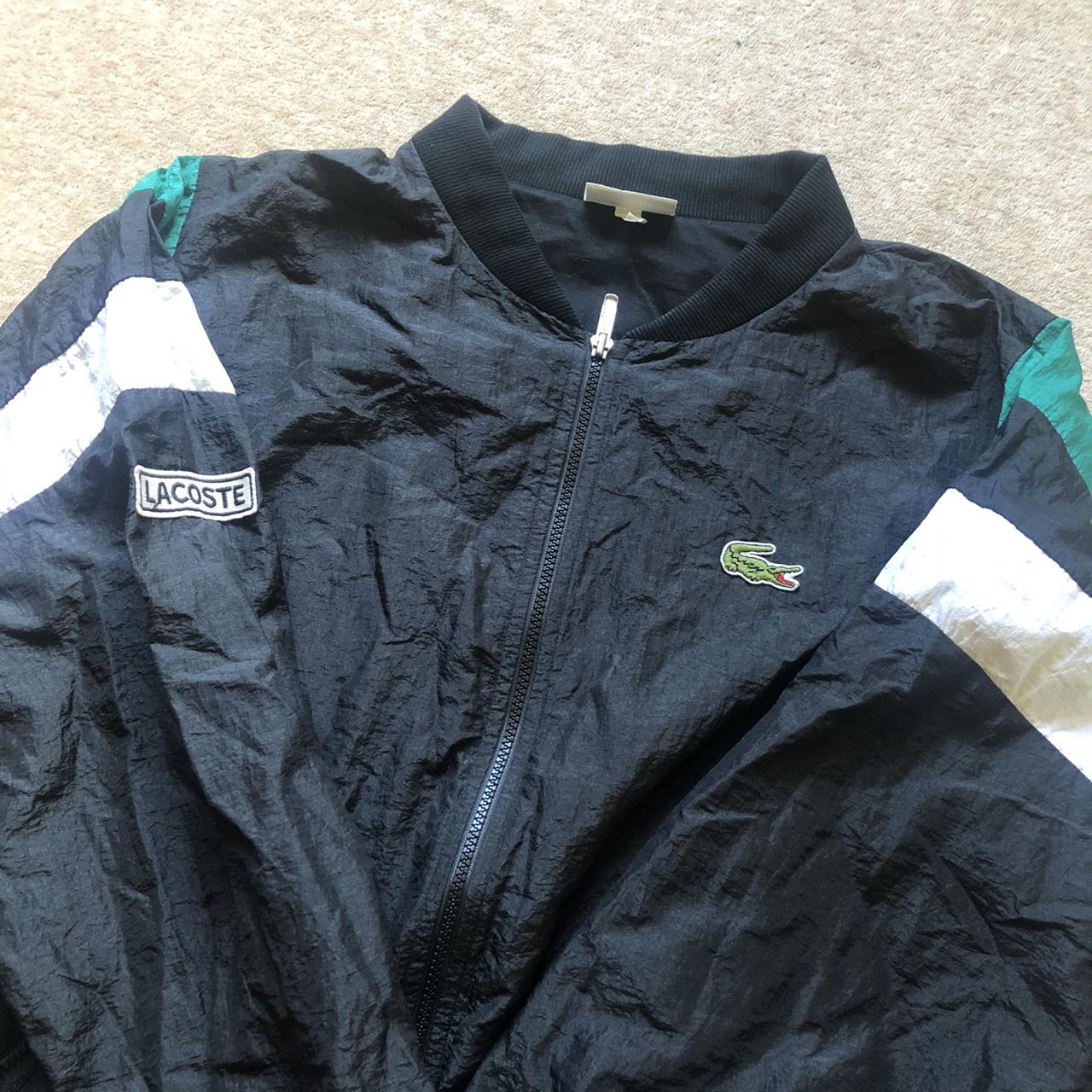 Lacoste Vintage Shell Tracksuit Top Size Large But Depop