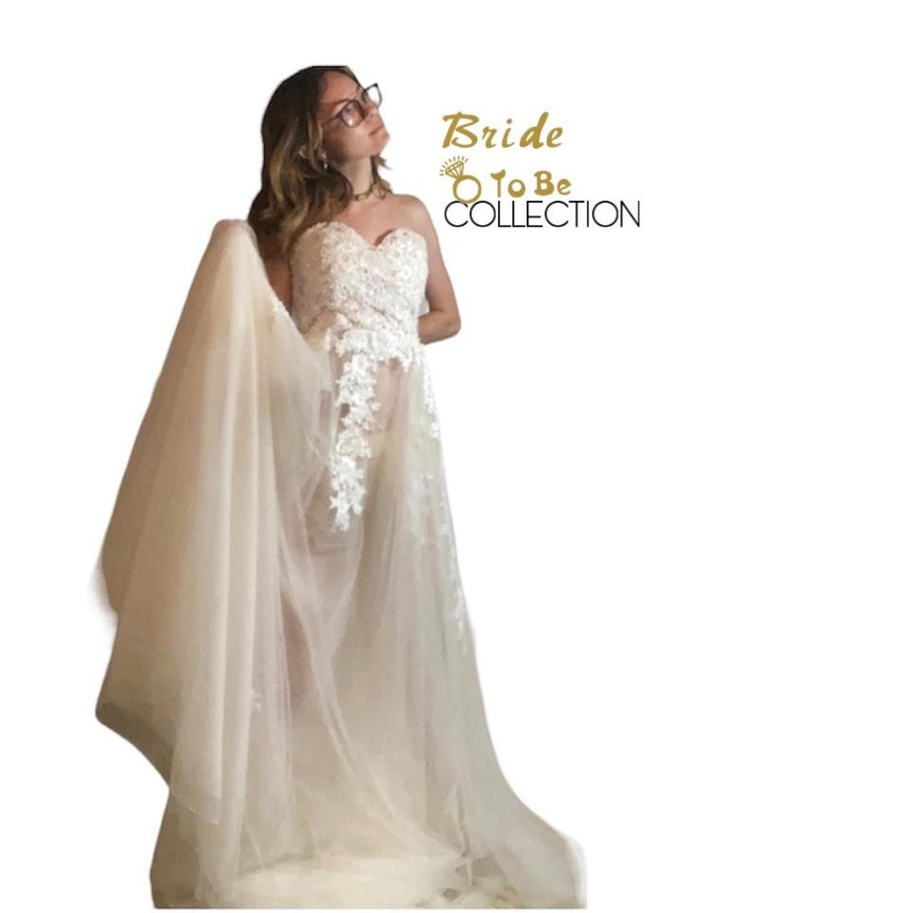 Vintage Y2k Full Length Cottagecore Wedding... - Depop