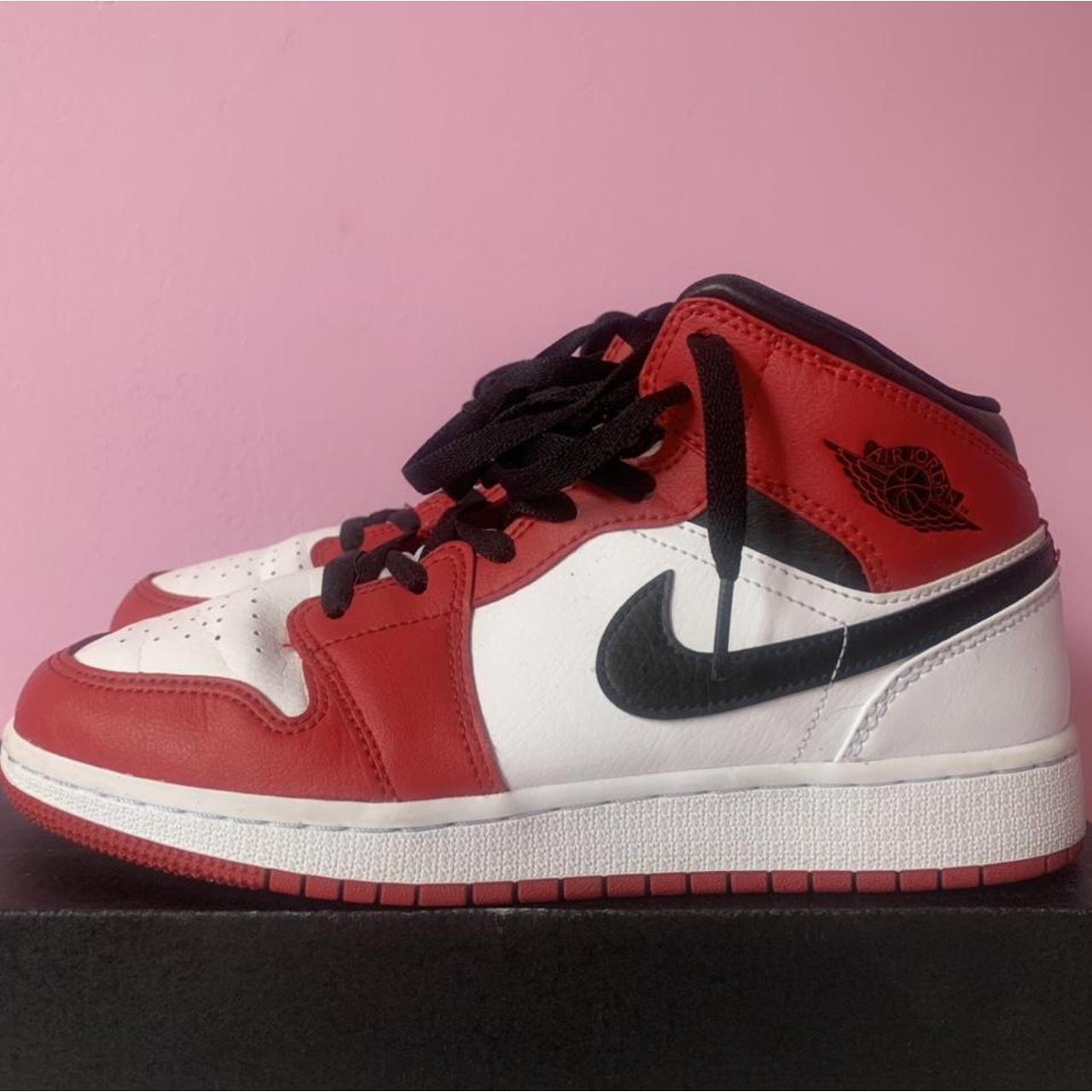 Air jordan 1s retro, OG mid chicago. Worn but like... - Depop