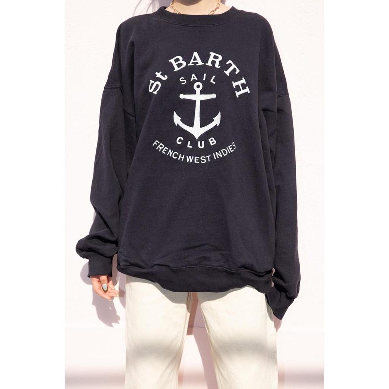Brandy Melville St. Barth Erica Crewneck Sweatshirt... - Depop