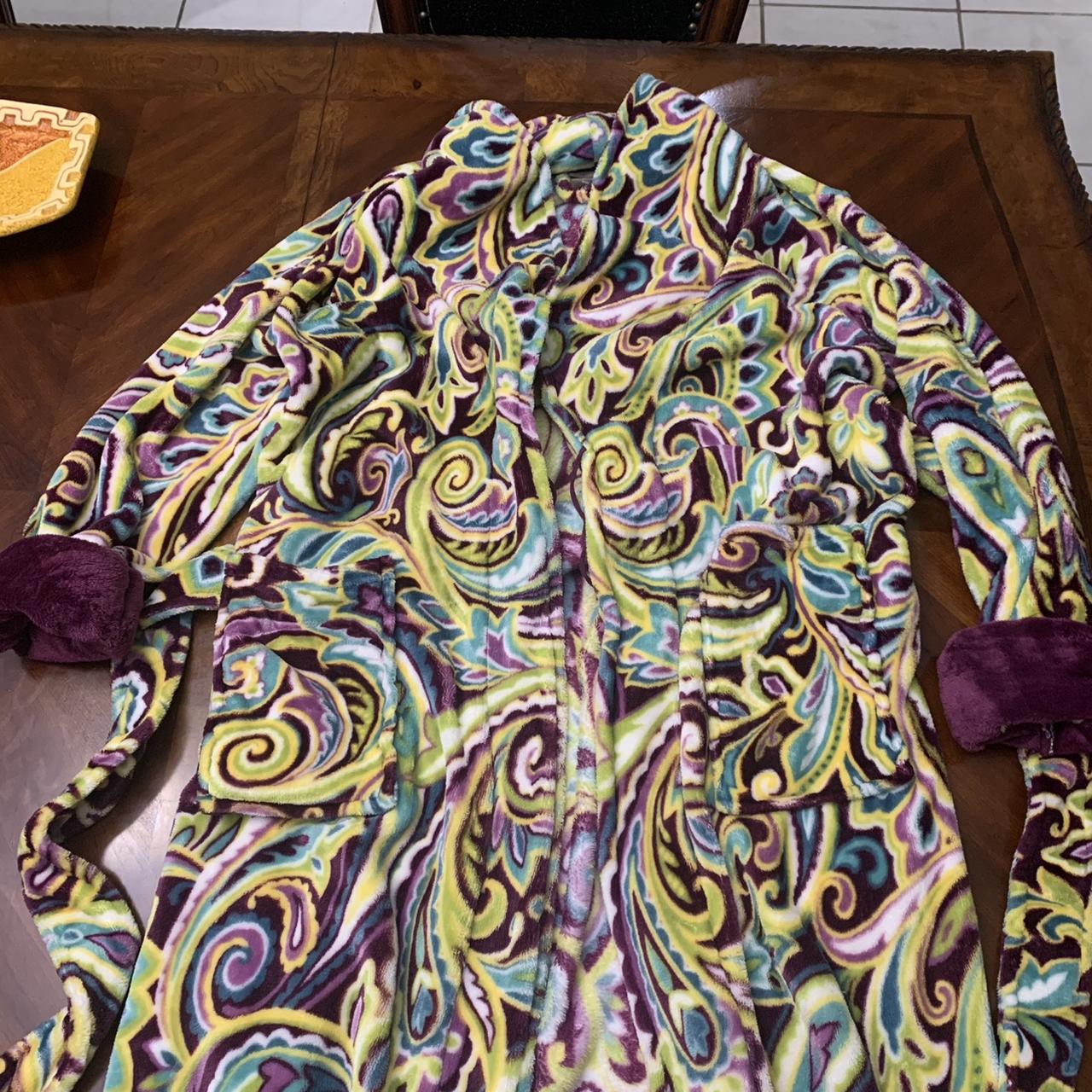 pattern robe. unisex. fits almost every size. thick... - Depop