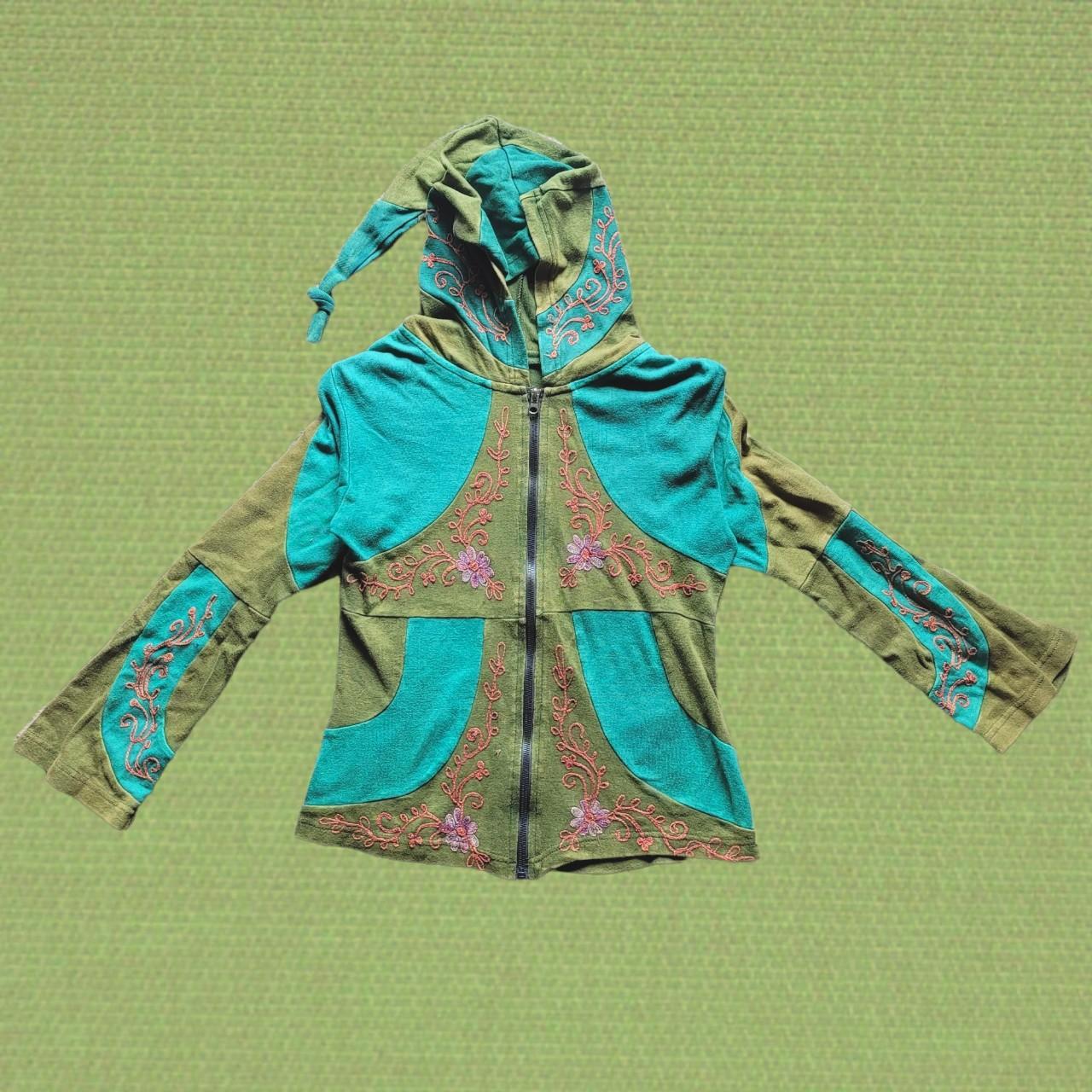 Woodland fairy jacket - Hippie patchwork with elf... - Depop