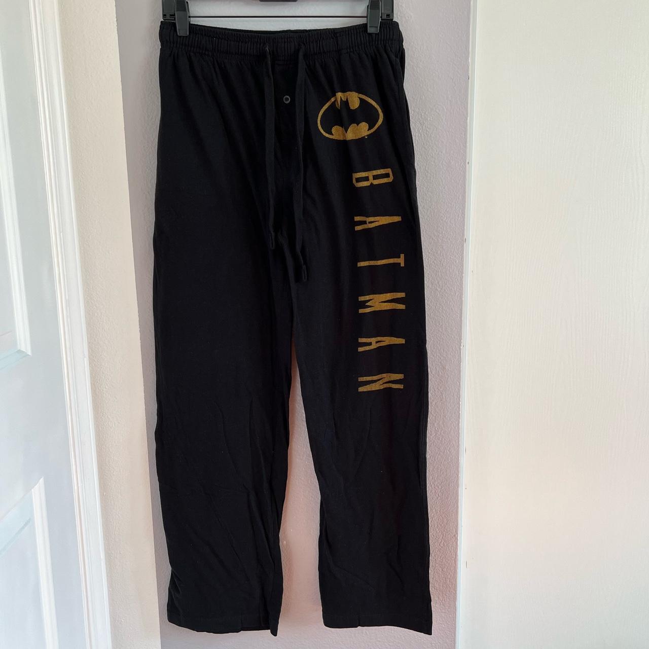 DC Comics Women's Black and Yellow Joggers-tracksuits | Depop
