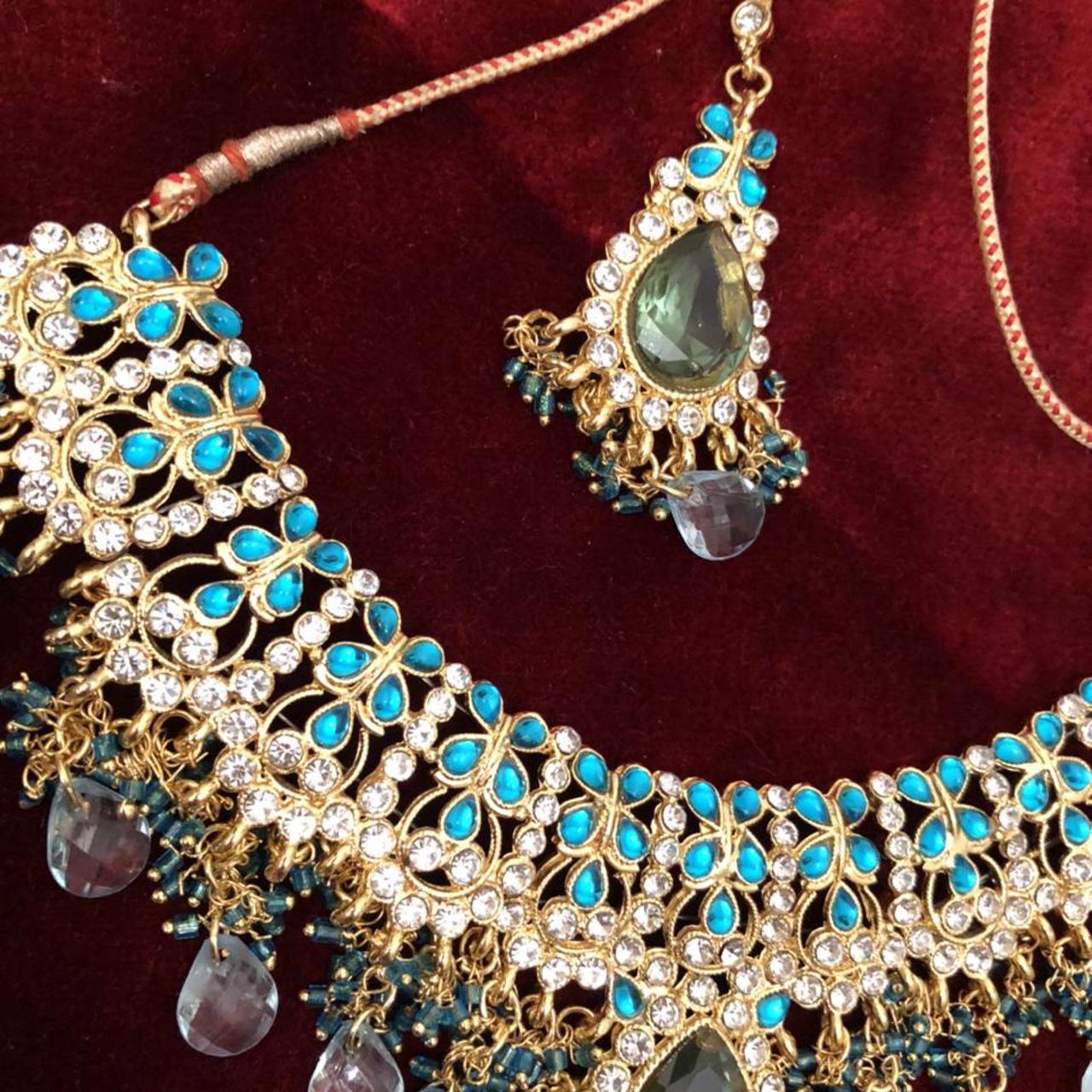 Description: multicoloured jewellery set Includes... - Depop