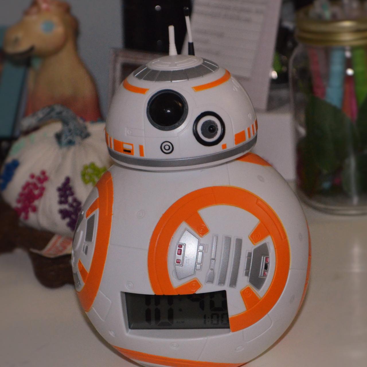 STAR WARS BB8 ALARM CLOCK no imperfections, works... - Depop