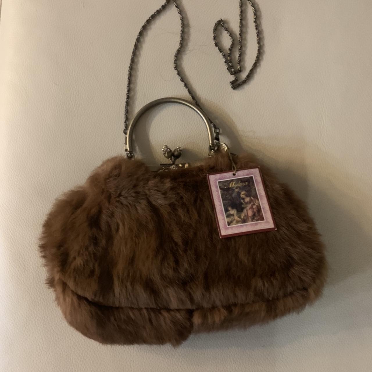 Brand new second hand fur purse! Selling for $50... - Depop
