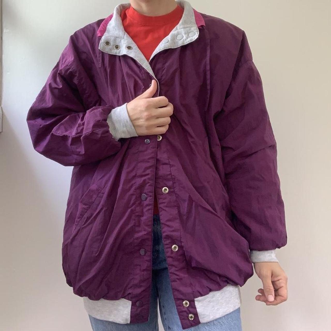 Reversible 90s Jacket • $40 — Windbreaker material... | Depop