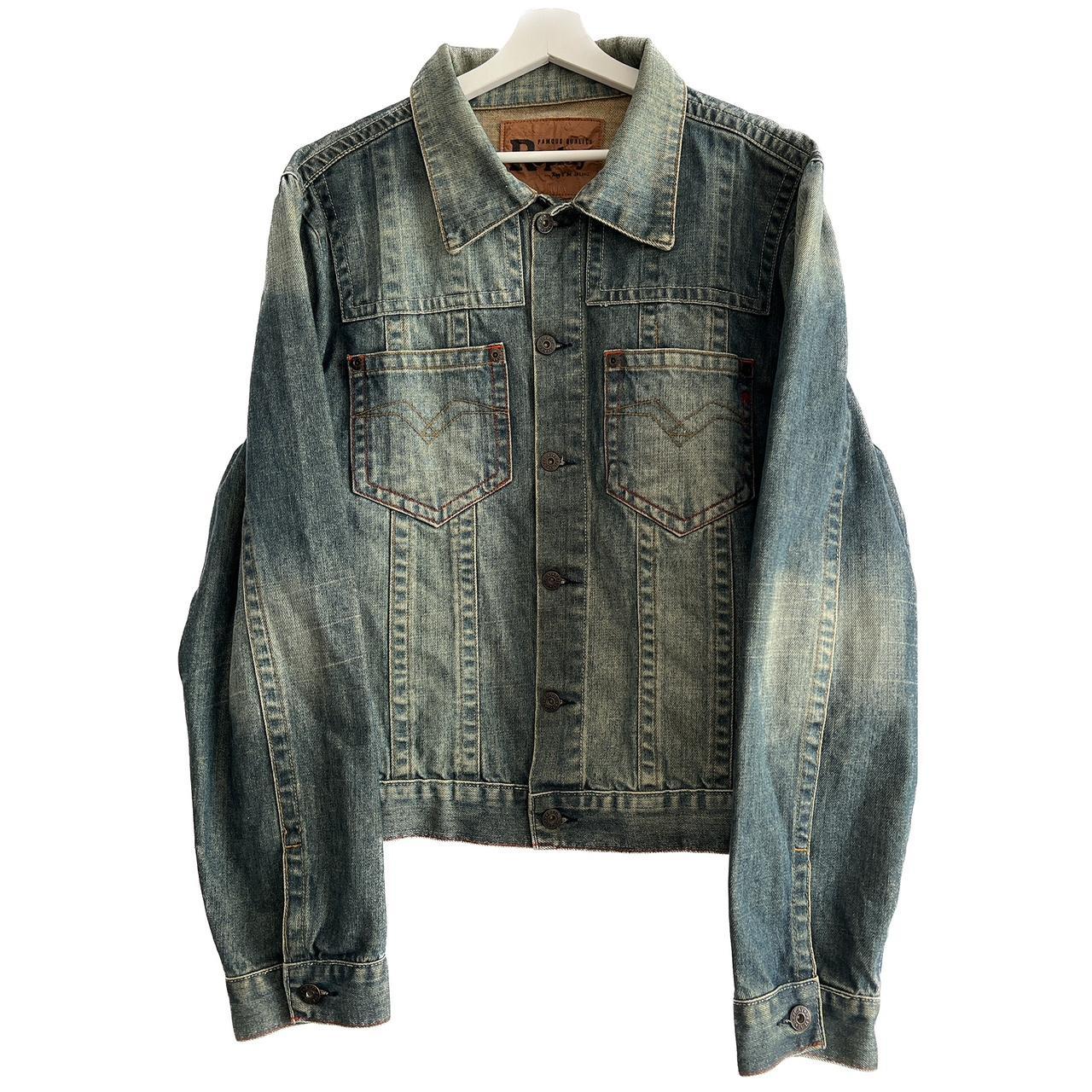 Replay denim jeans jacket size 2XL/XXL men’s/unisex - Depop