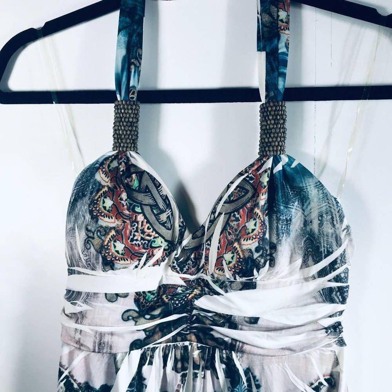 Beautiful Halter Top Summer or Spring Dress with... - Depop