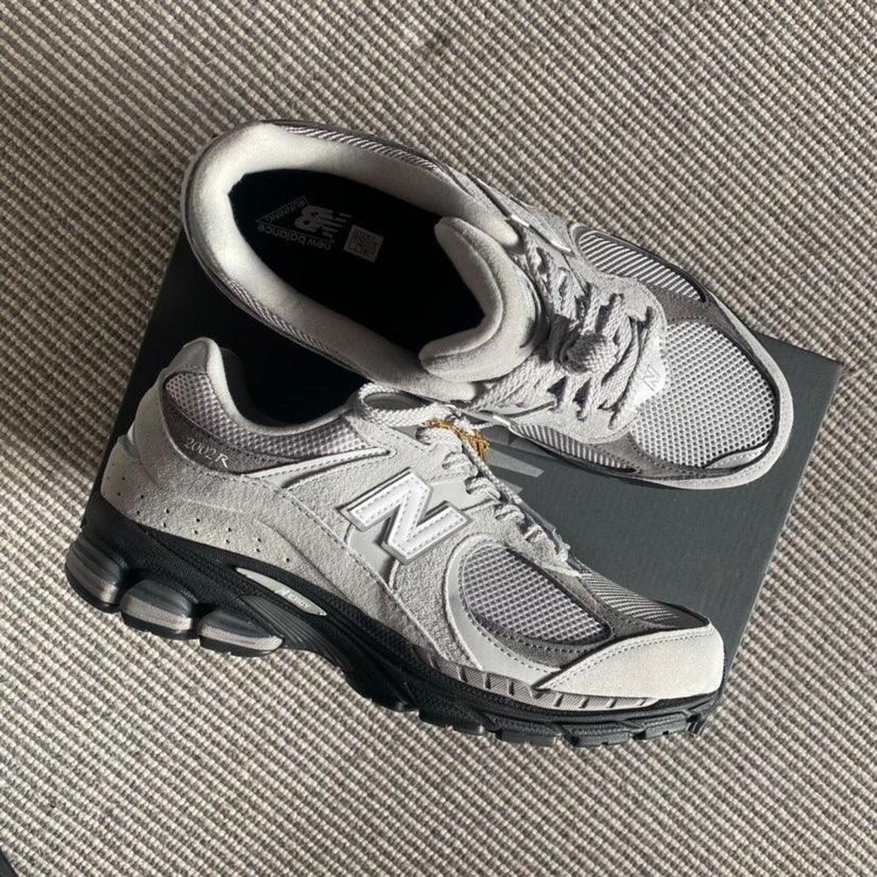 New Balance 2002R Grey White Black Trainers Similar... - Depop