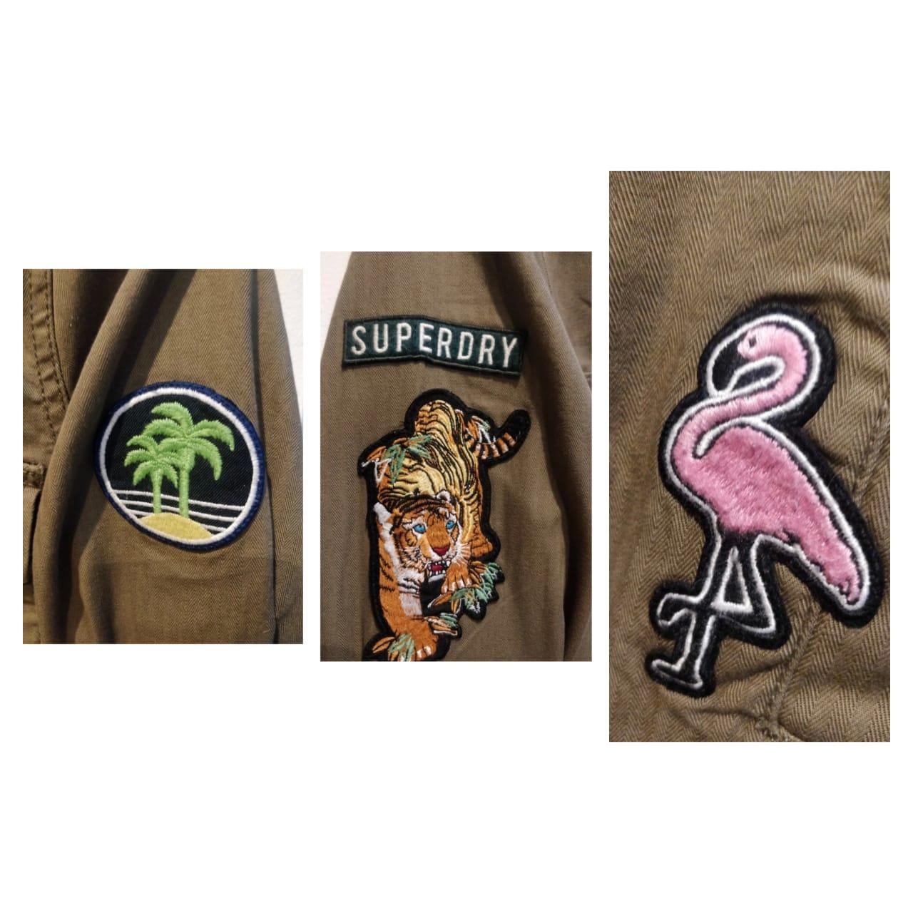 SUPERDRY ROOKIE PATCH MILITARY SHIRT JACKET SIZE... - Depop