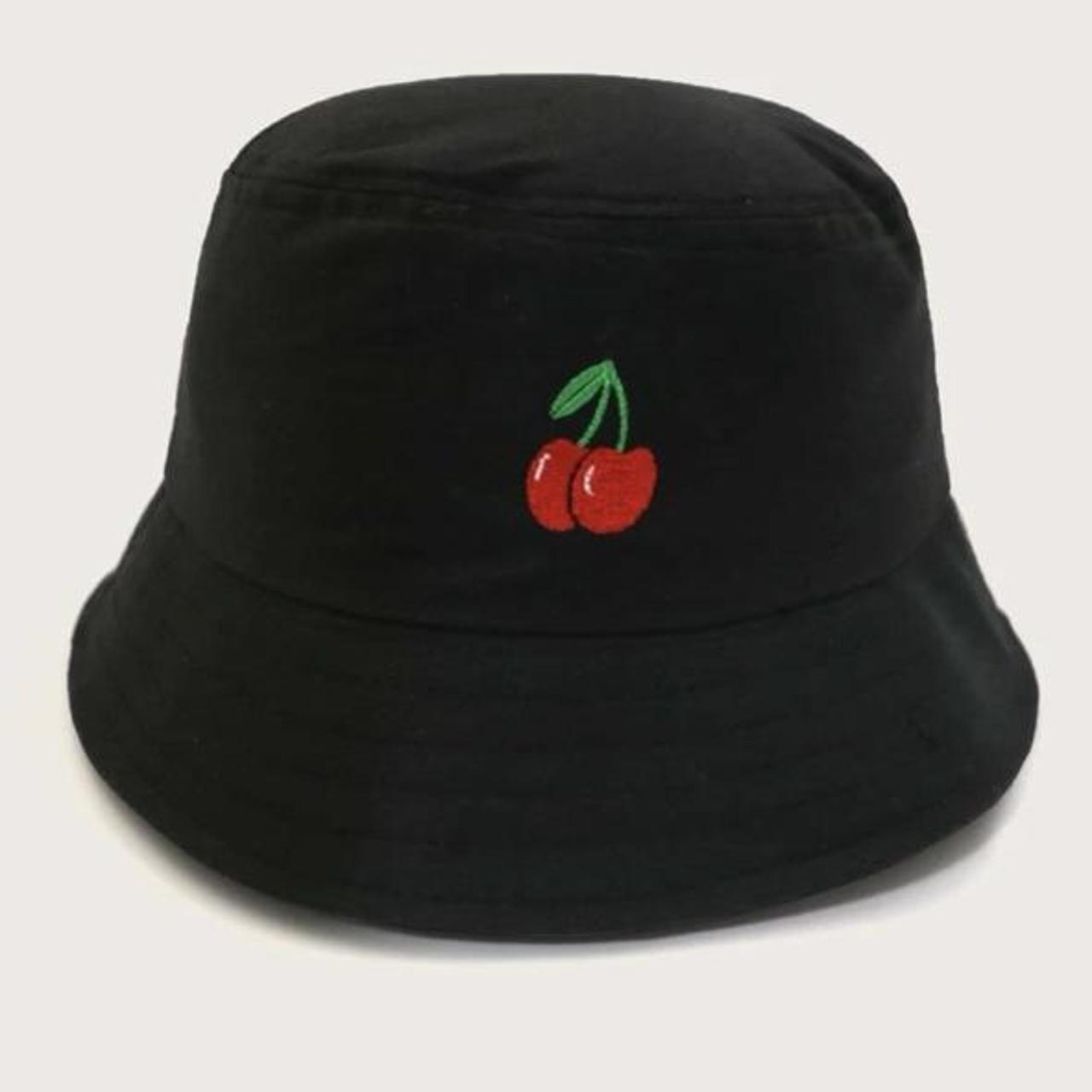 A black cherry bucket hat Very cute and was never... - Depop