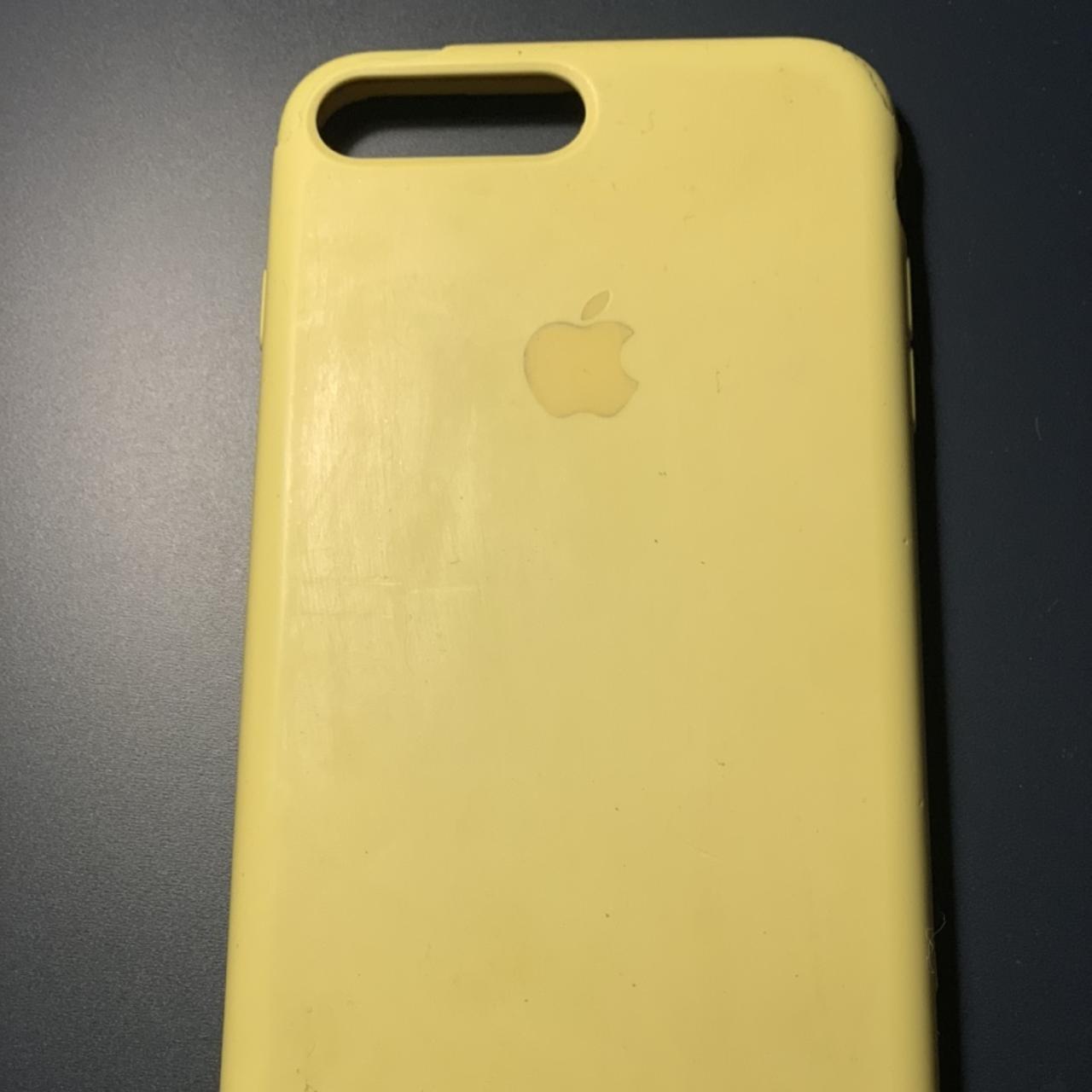 Selling this pastel yellow apple iPhone 7/8 plus... - Depop