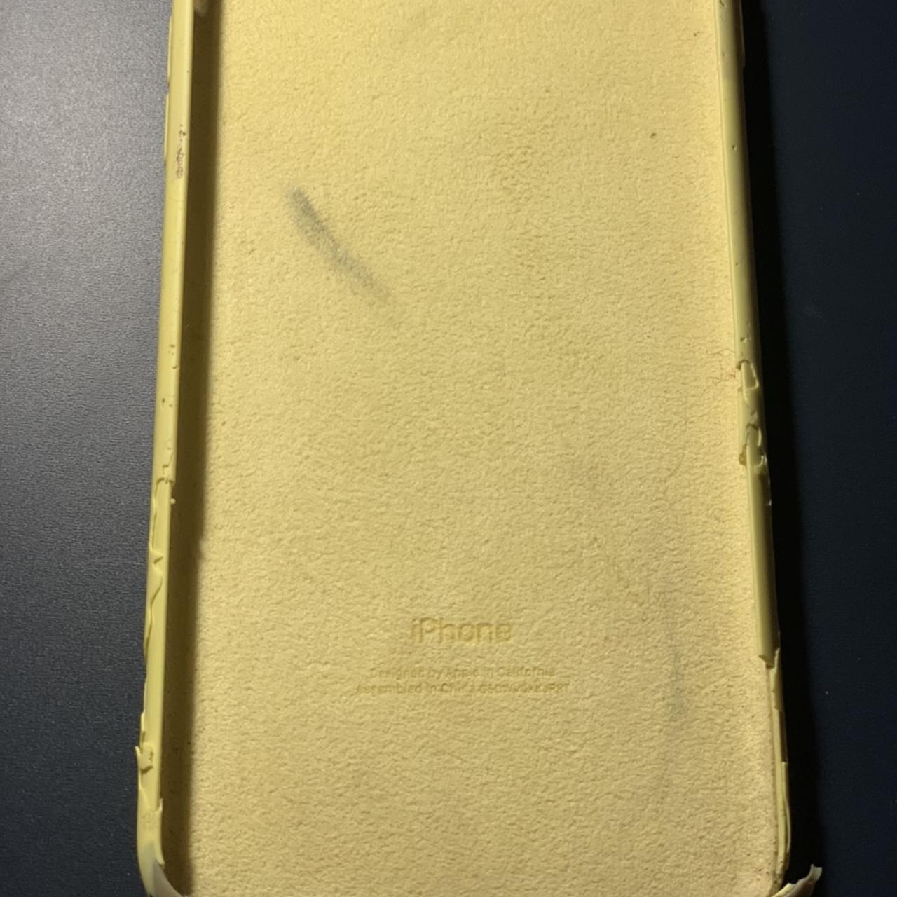 Selling this pastel yellow apple iPhone 7/8 plus... - Depop