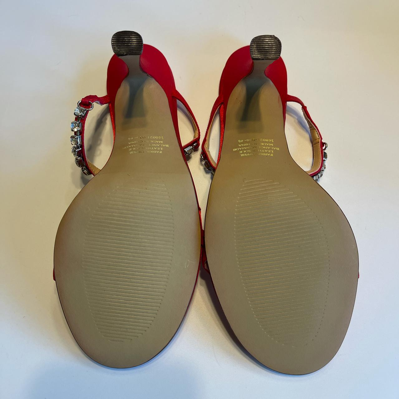 Brand new Colin Stuart rhinestone tea strap red... - Depop