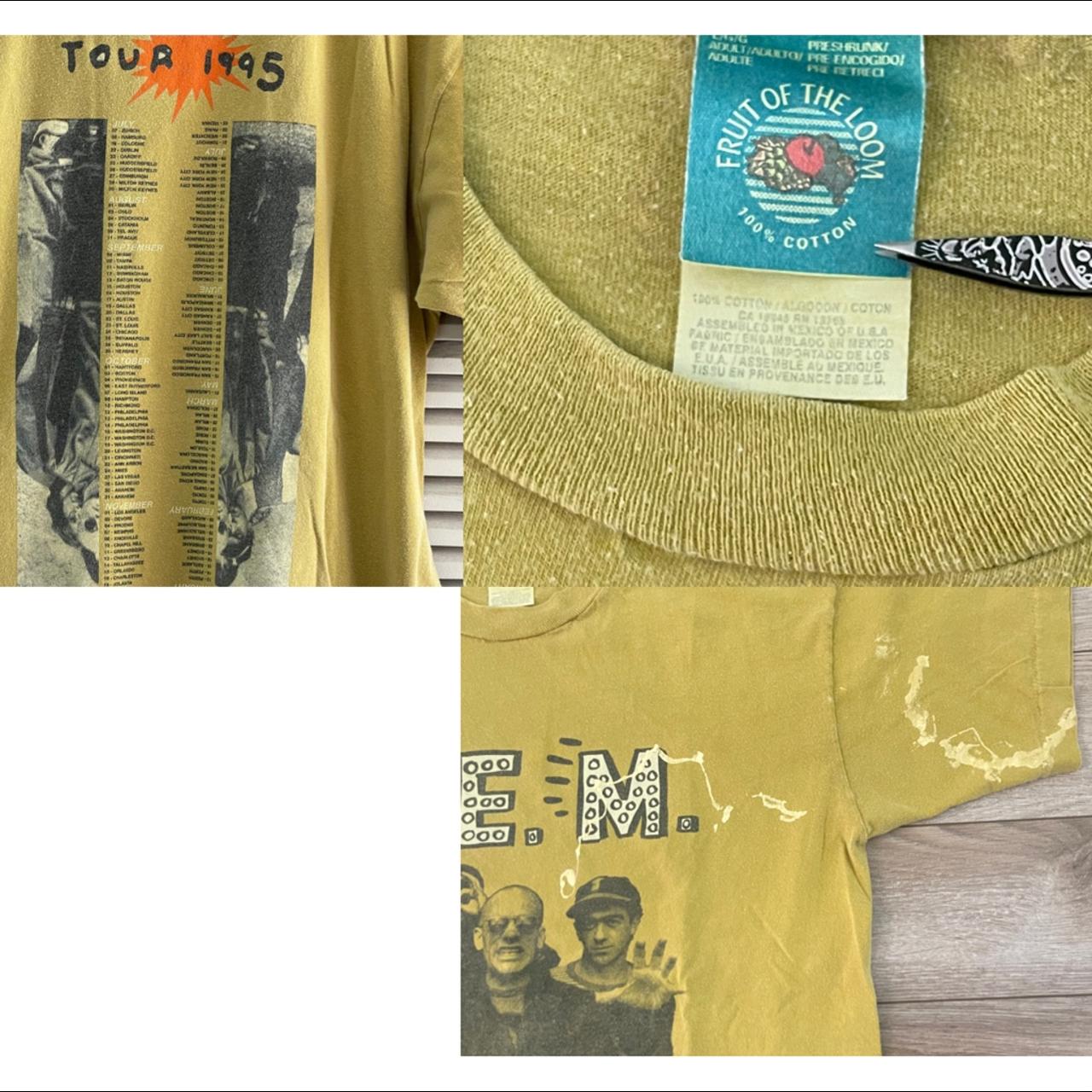 Vintage R.E.M. 1995 Tour Amazing Front and back | Depop Vintage R.E.M. 1995 Tour Amazing Front and back | Depop