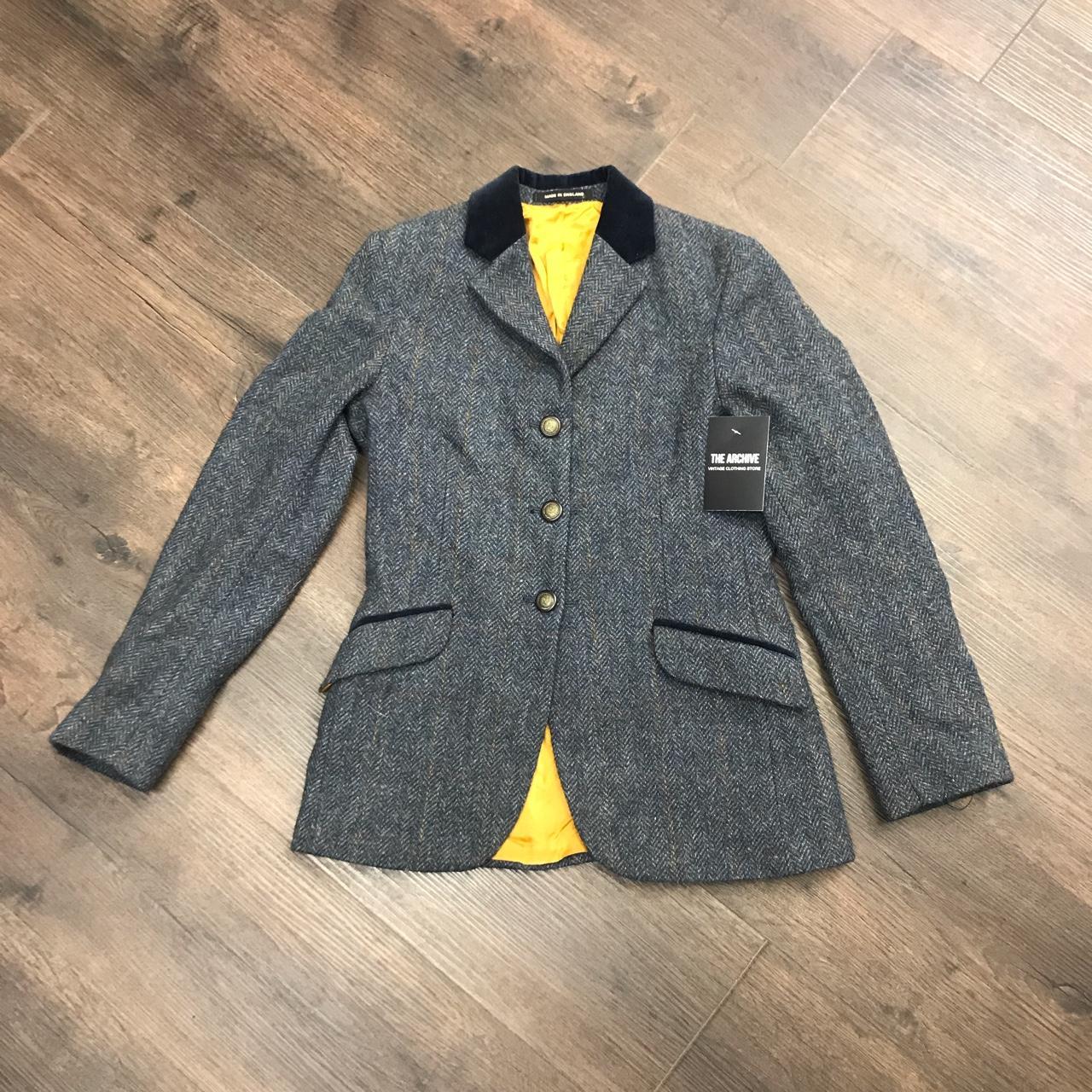 Vintage Pytchley Pure New Wool Blazer Label Size:... - Depop