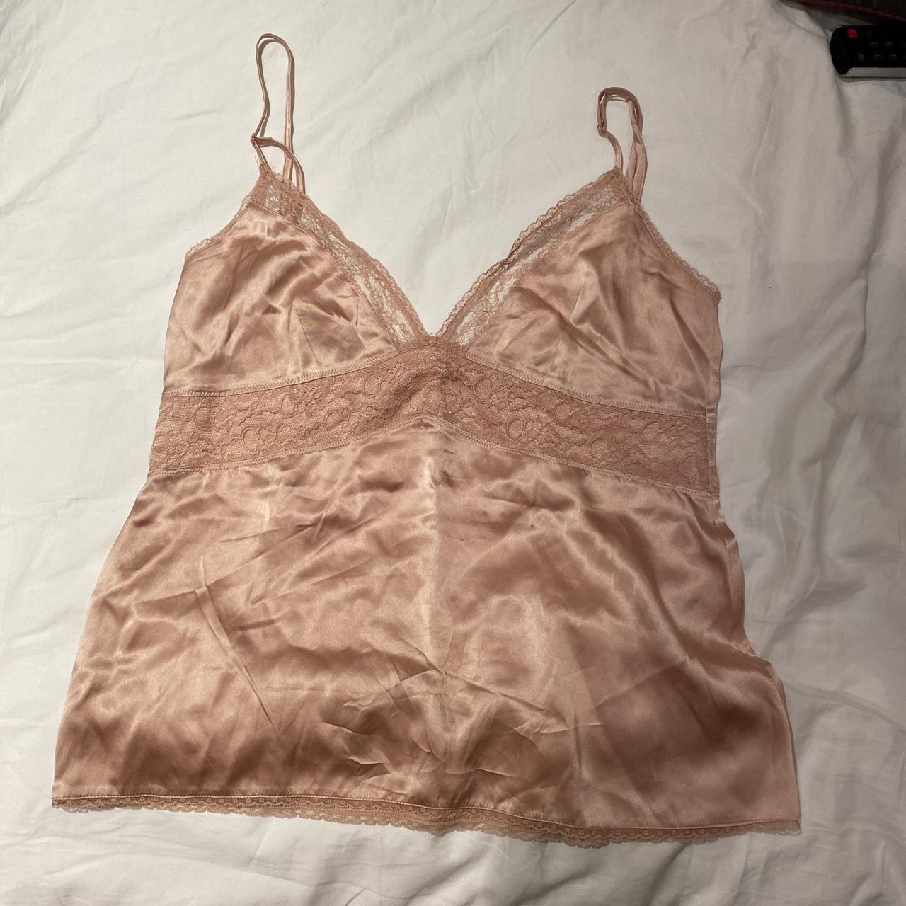 Silk cami sole - Depop