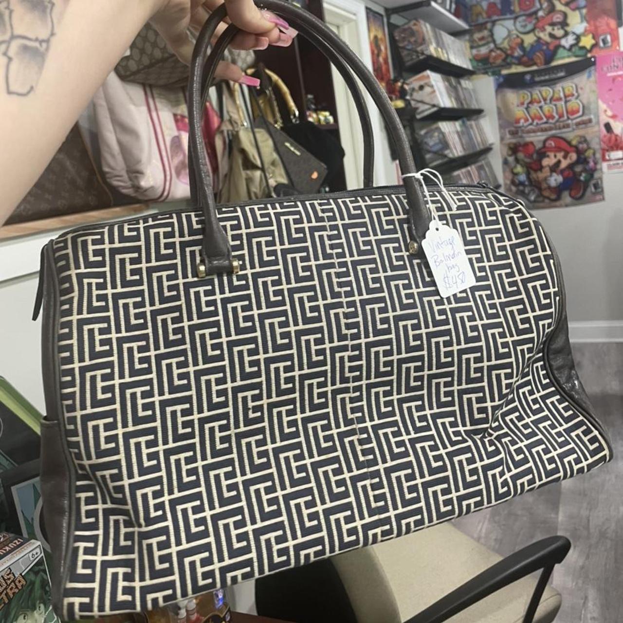 vintage Pierre Balmain monogram bag #Balmain... - Depop