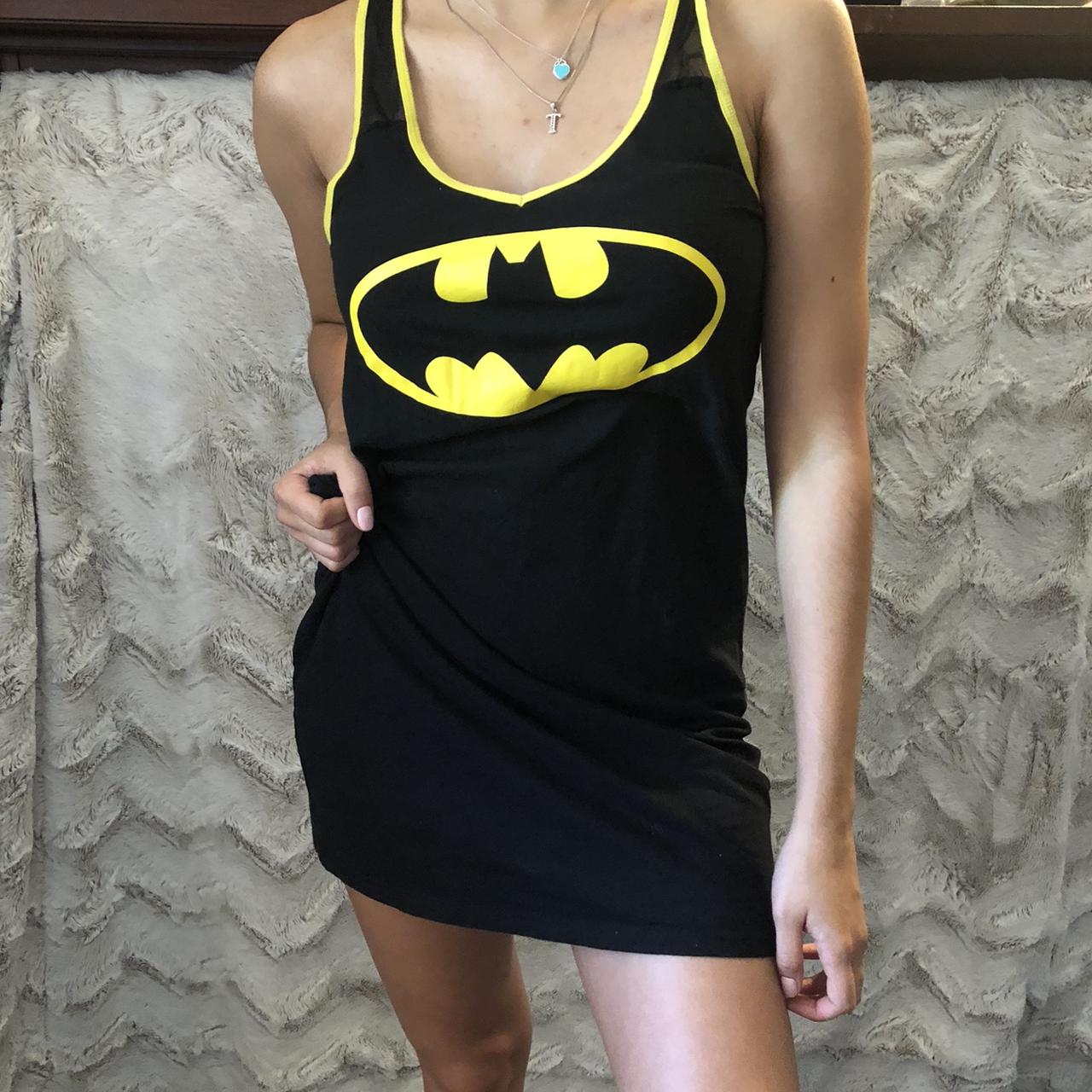 Batman costume/night gown. Comfy cotton dress with... - Depop