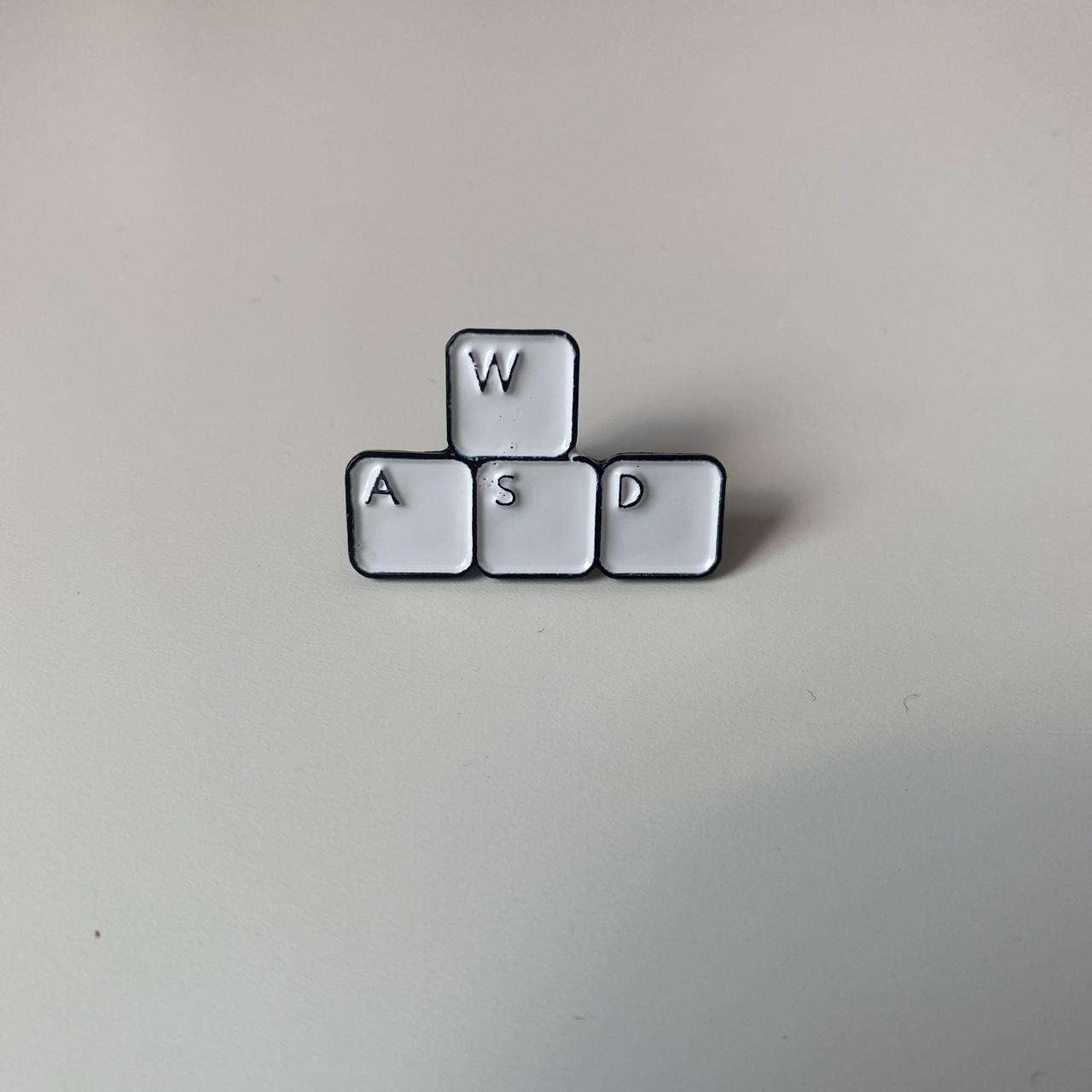 WASD keyboard pin badge Brand new! Would be great... - Depop