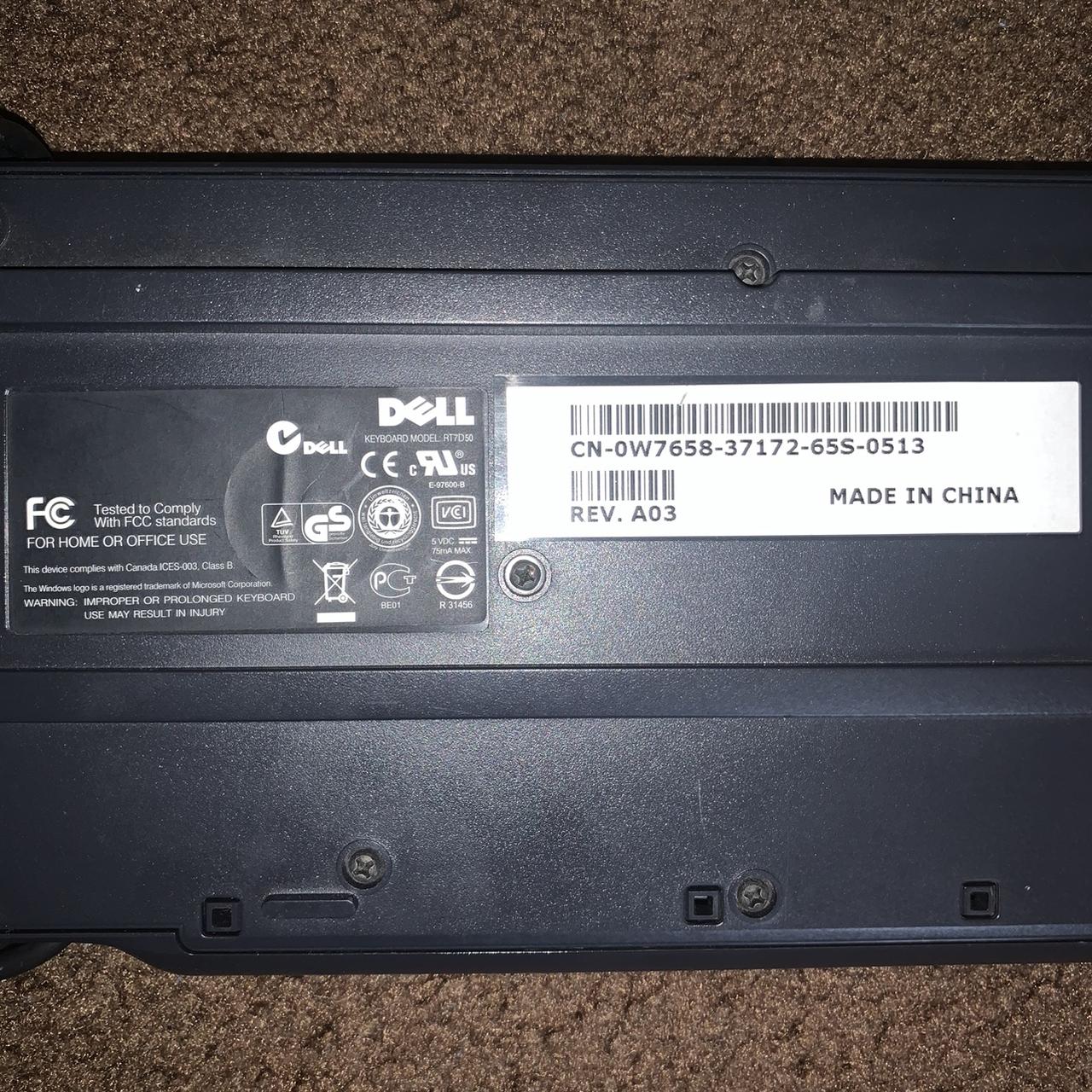 Dell RT7D50 W7658 Wired Keyboard #keyboard... - Depop