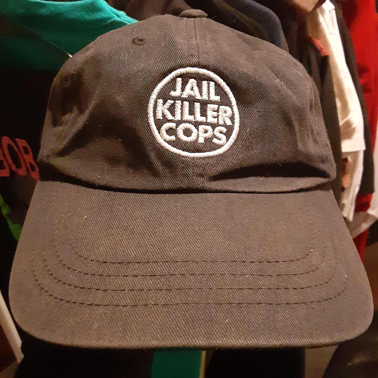 Dad hat jail killer cops black hat Good fit Great... - Depop