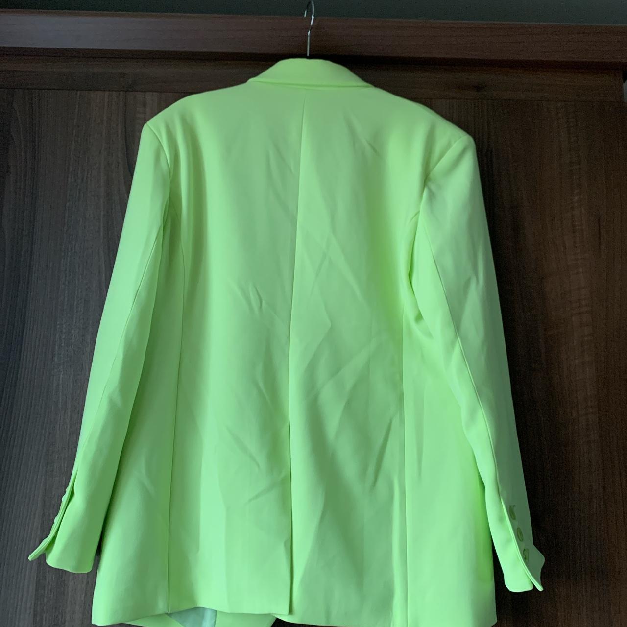 Storets lightweight Neon blazer with shoulder... - Depop