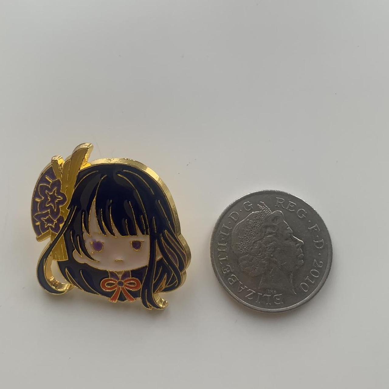 Genshin Impact mini raiden shogun / ei pin -... - Depop