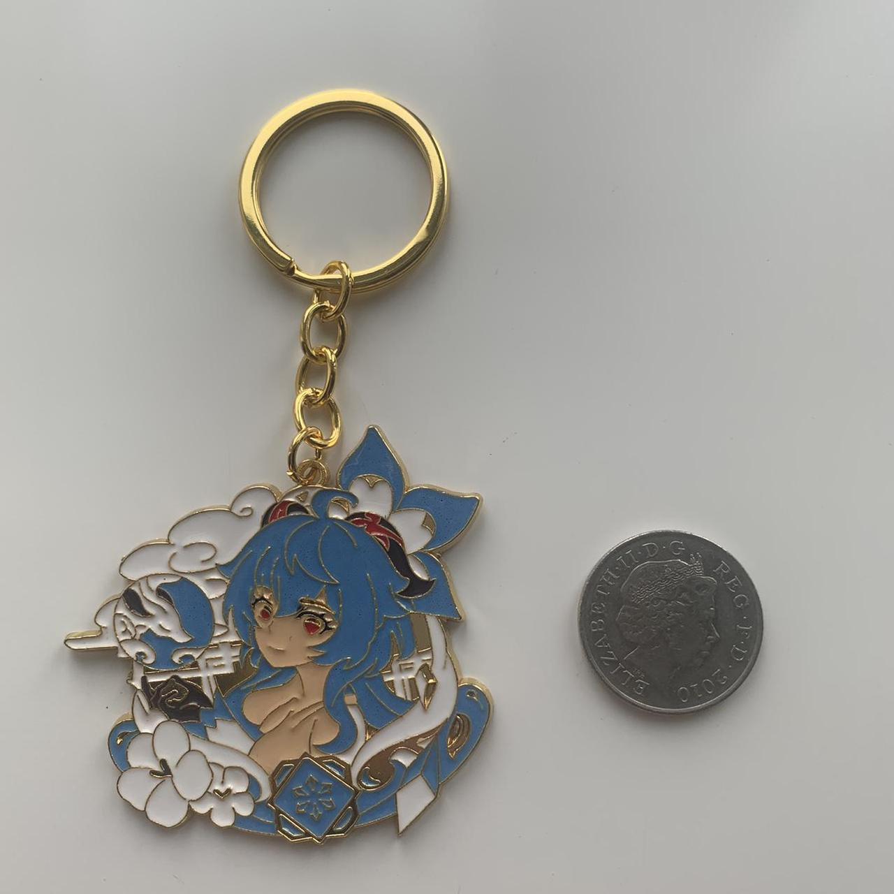 Genshin Impact ganyu keychain - some... - Depop