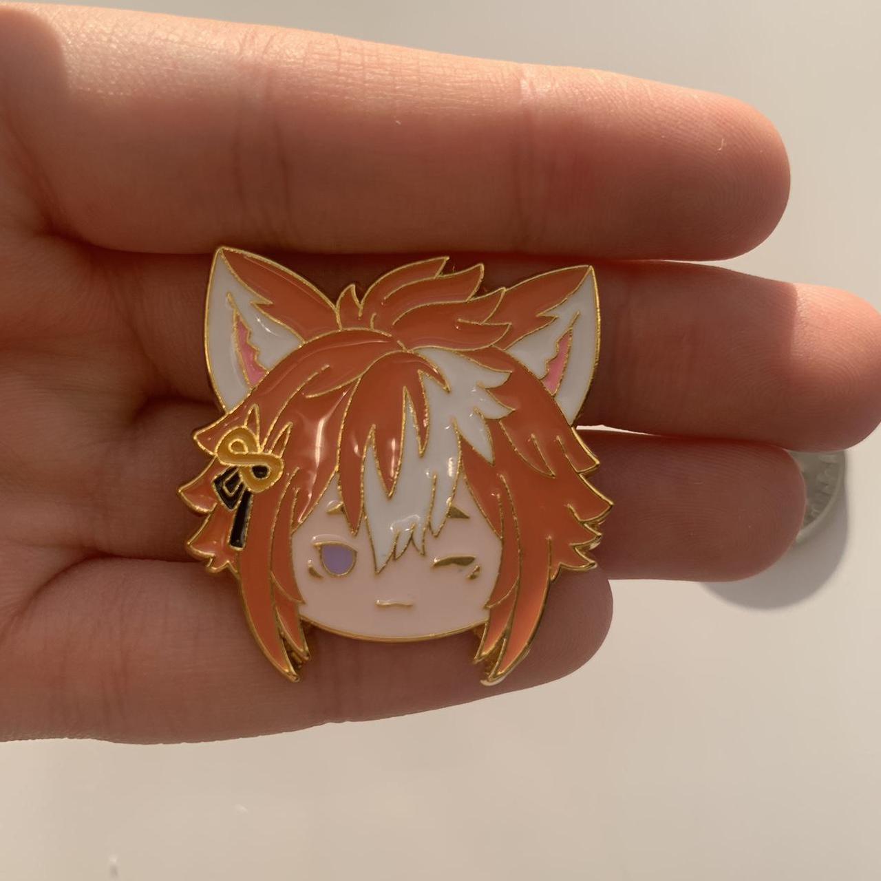 Genshin Impact mini gorou pin - perfect for any... - Depop