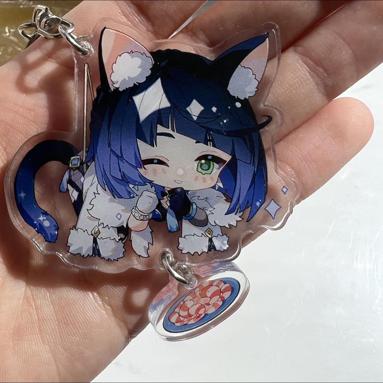 Genshin Impact yelan keychain - perfect for any... - Depop