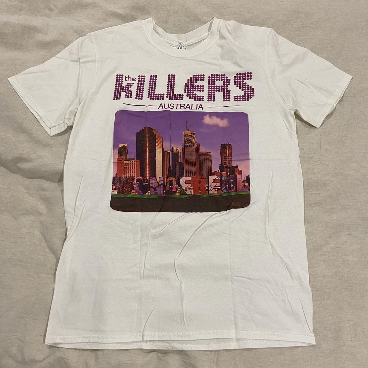 THE KILLERS MERCH - The Killers white shirt from... - Depop