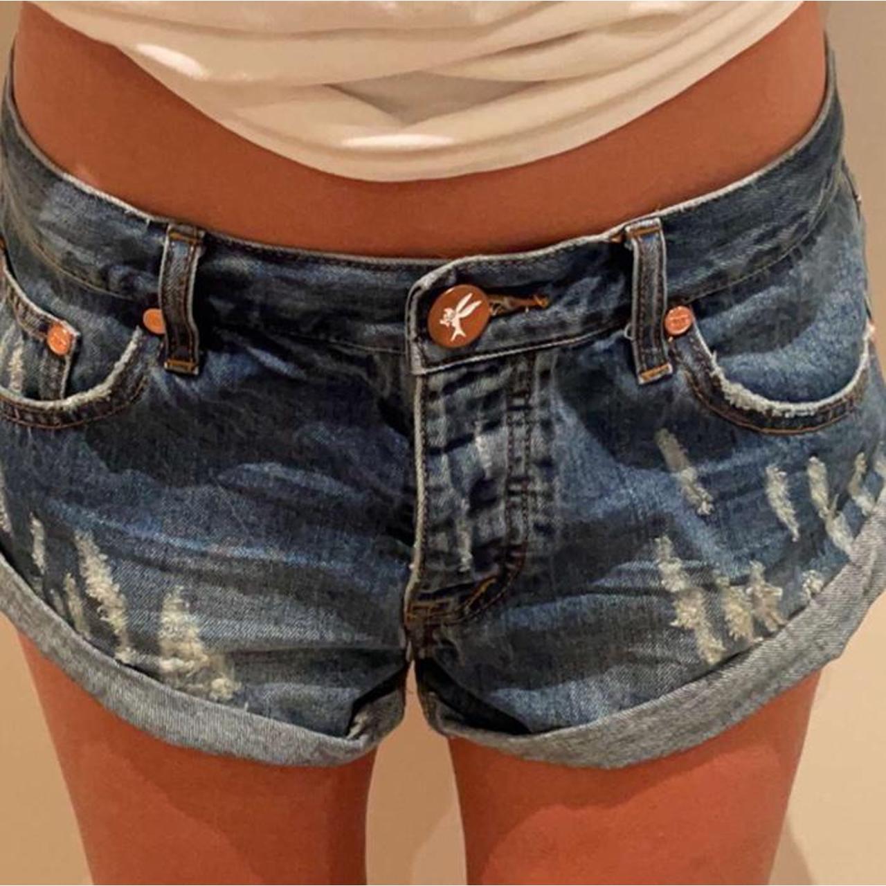 one teaspoon denim shorts size 26 - Depop