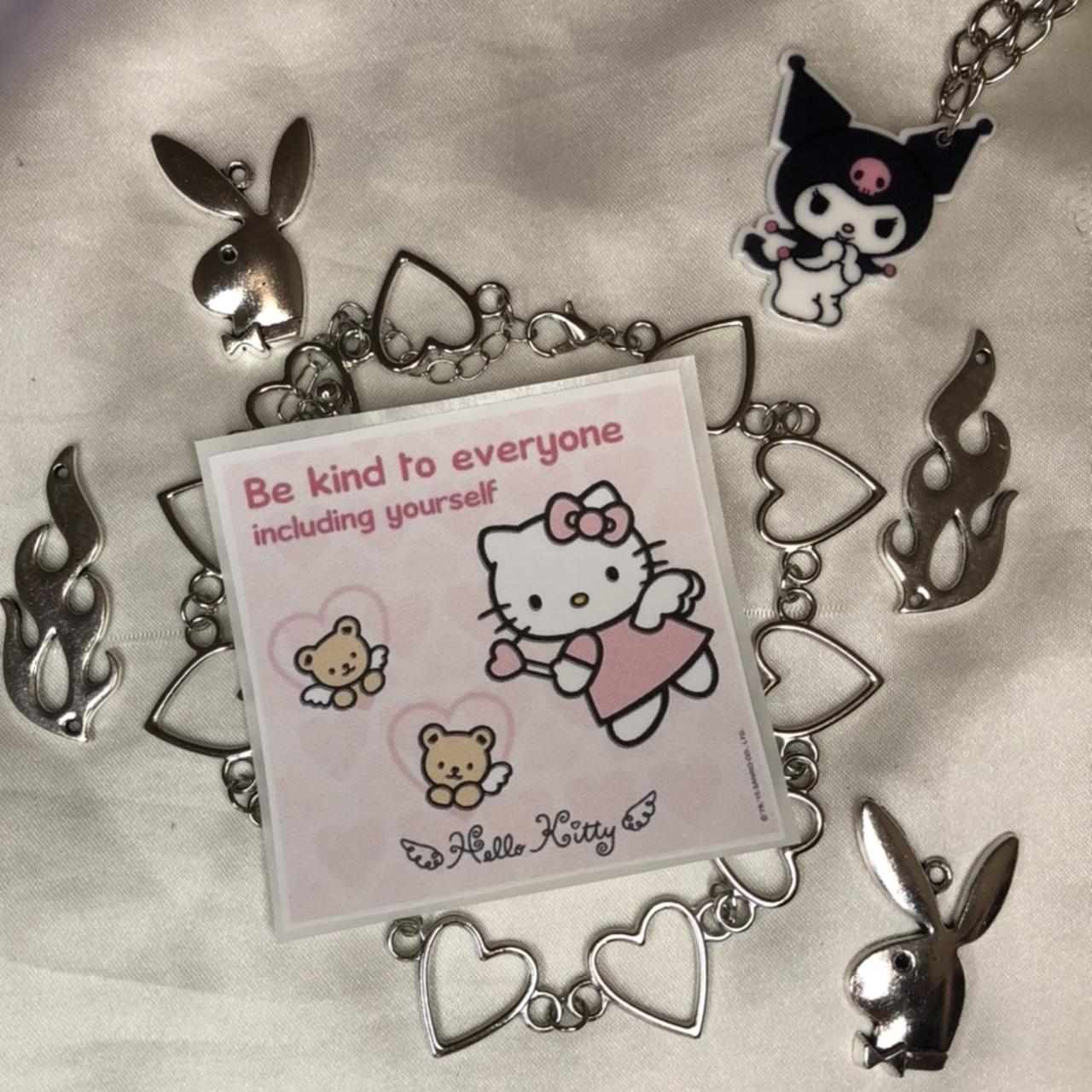 Hello Kitty Be Kind Sticker ~ 6 x 6cm ~ stamped... - Depop