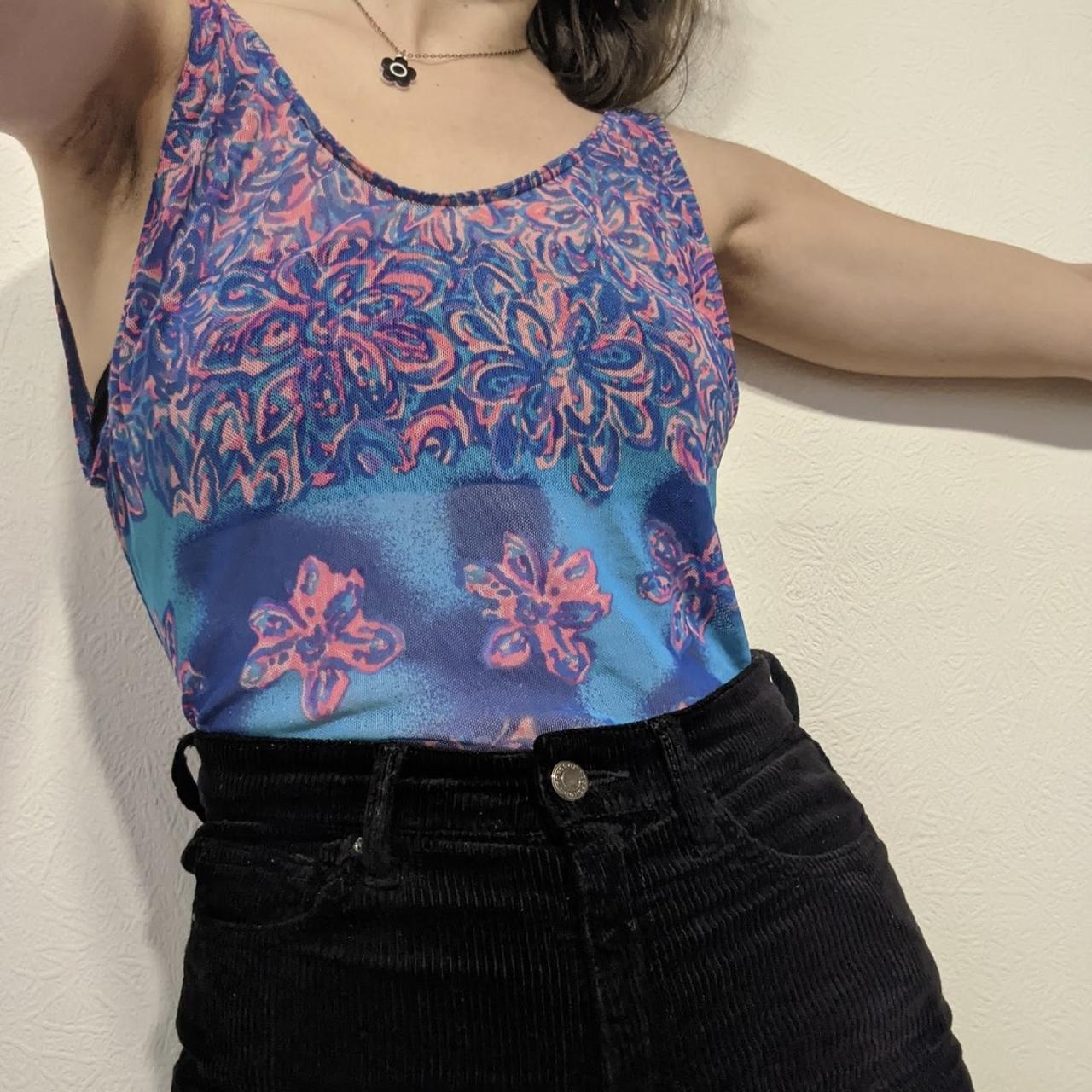 Amazing 80s mesh swimsuit, perfect for raves //... - Depop