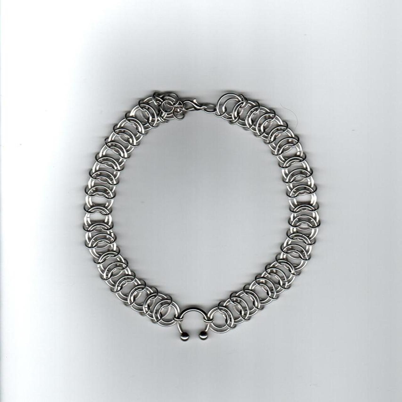 Snare Choker Chainmail choker comprised of... - Depop